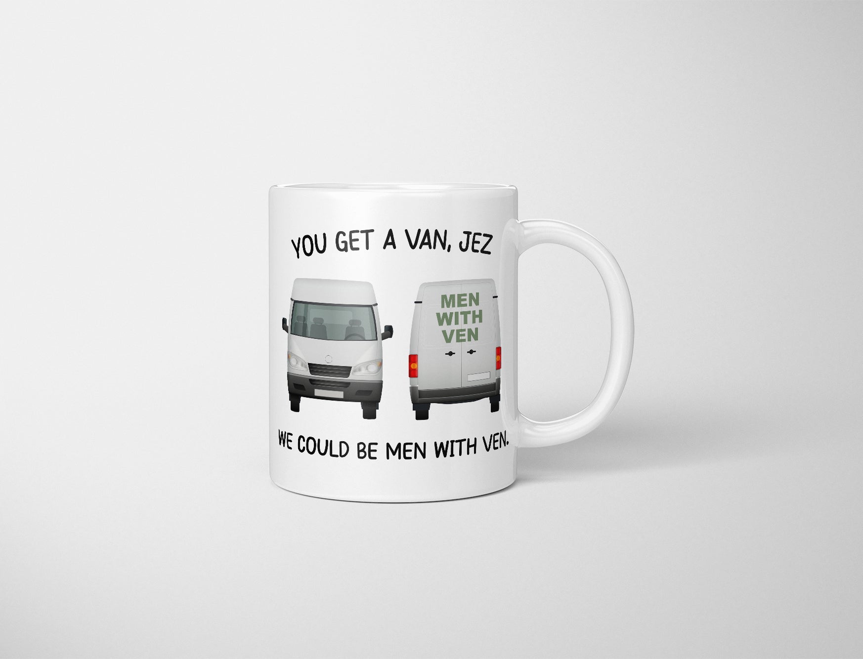 Men With Ven Mug, We Could Be Men With Ven, SuperHans Mug, SuperHans P
